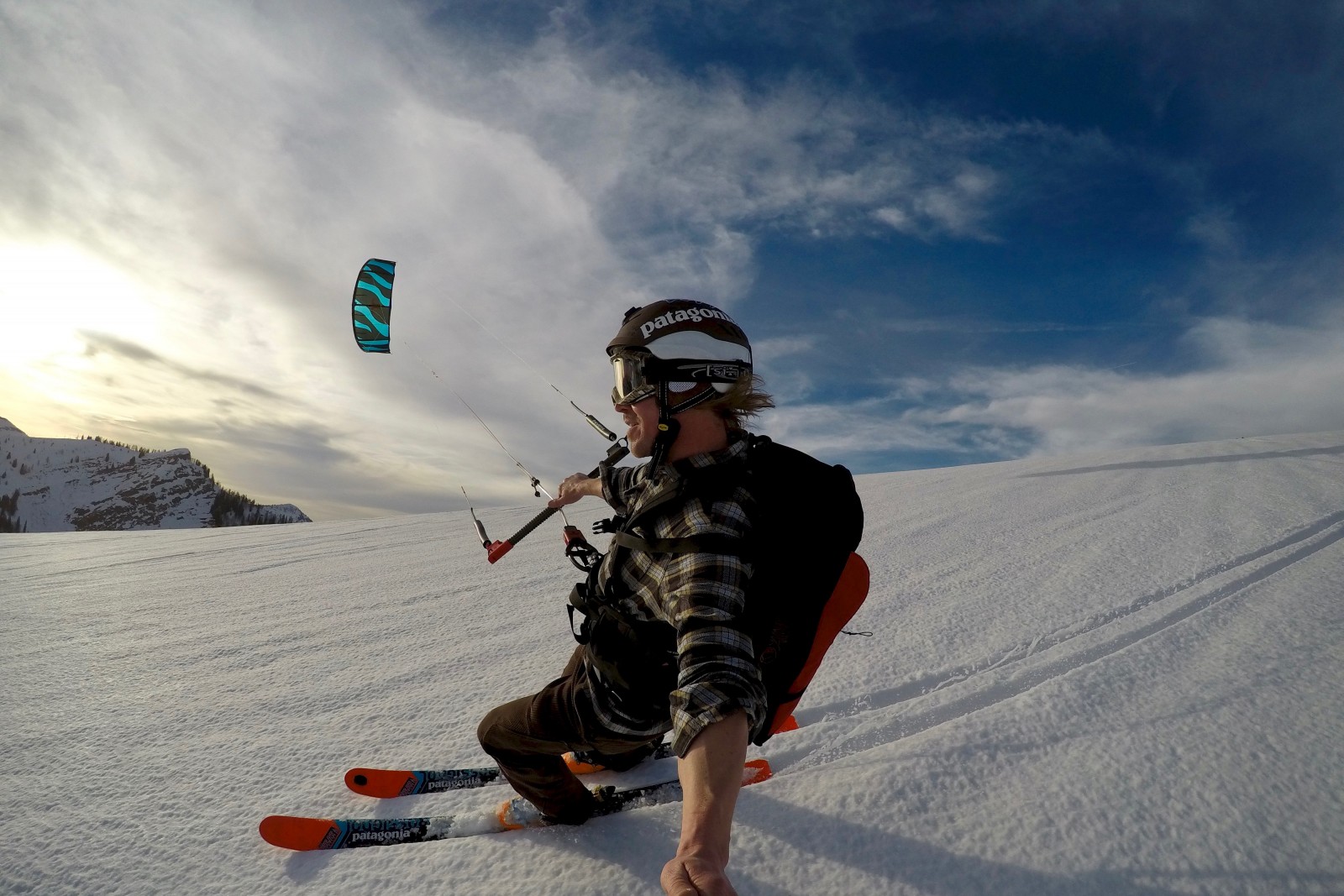 Snowkiten abseits der hohen Berge - SalzburgerLand Magazin